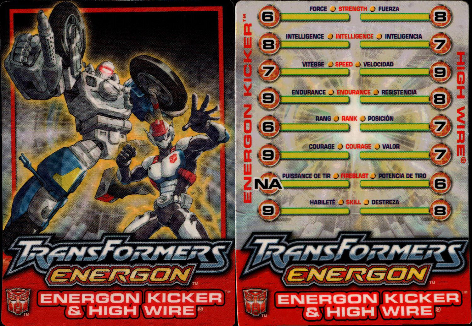 Combat Class Kicker with High Wire (Transformers, Energon, Autobot ...