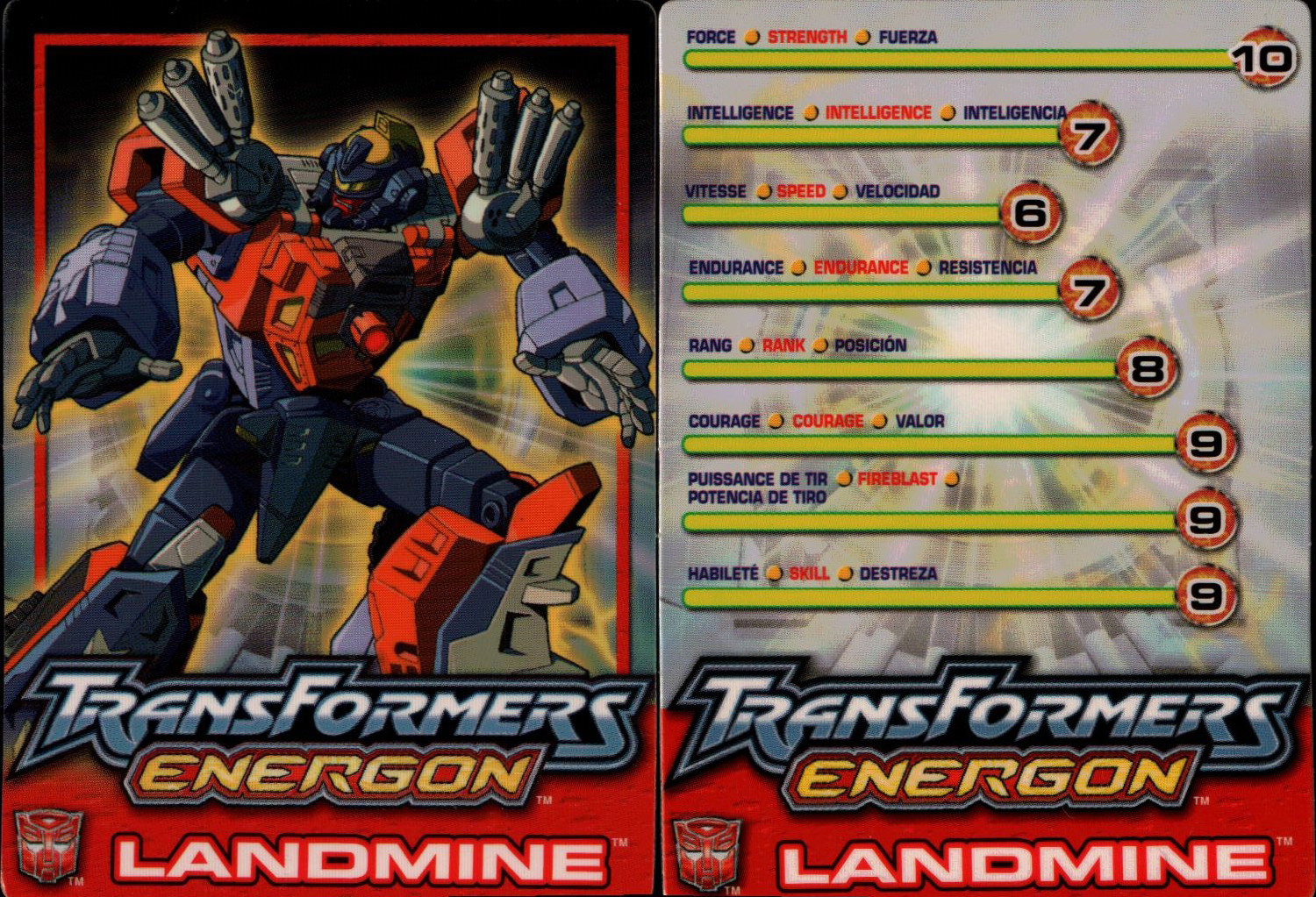 Command Class Landmine (Transformers, Energon, Autobot ...