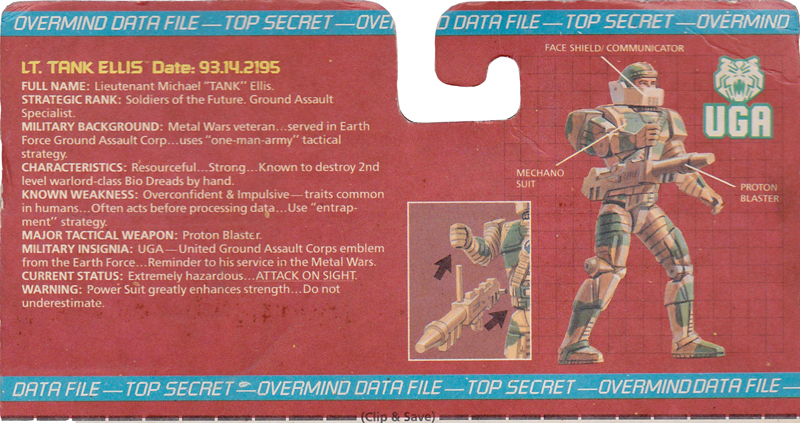 Basic Figures Lt. Tank Ellis (Captain Power, Captain Power and the ...