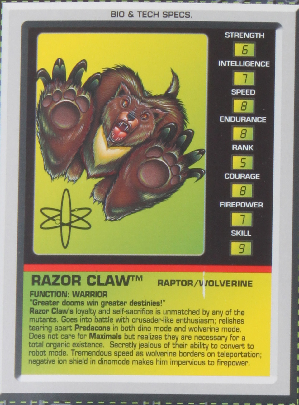 Deluxe Class Razor Claw (Transformers, Beast Wars, VS/Unaffiliated ...