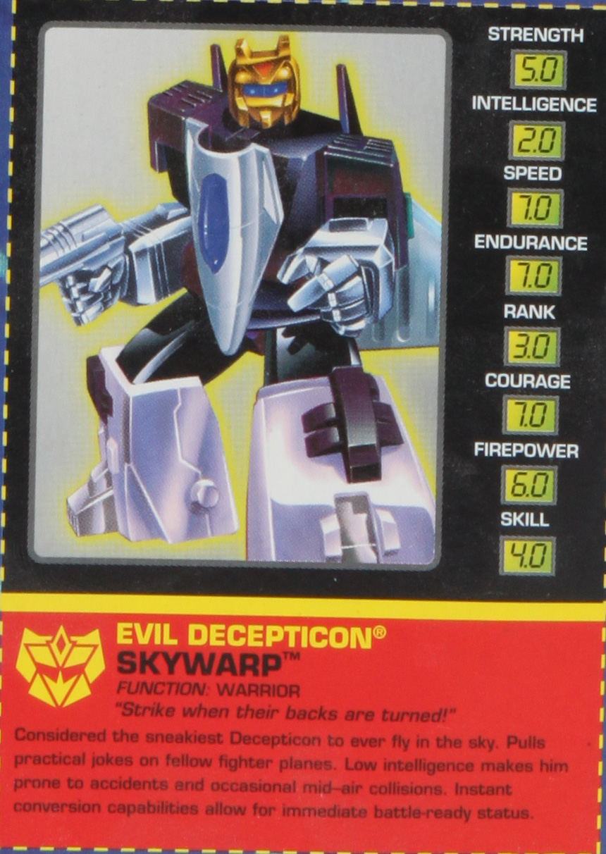Basic Class Skywarp (Transformers, Machine Wars, Decepticon ...