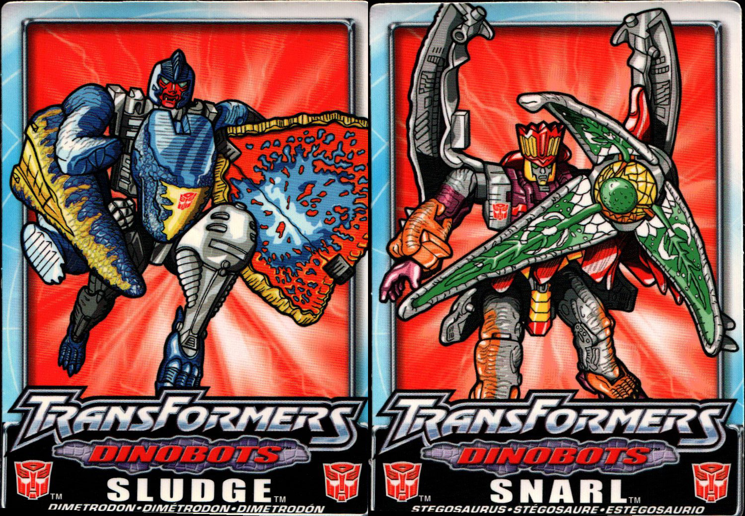 Dinobots Snarl and Sludge (Transformers, Universe, Autobot ...