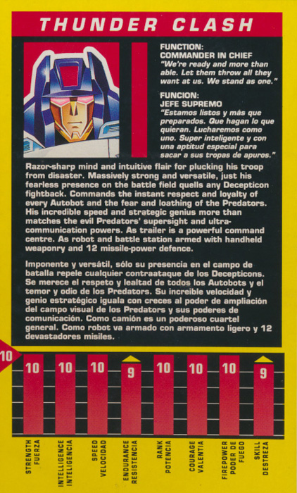 Turbomasters Thunder Clash (Transformers, G1 (Europe), Autobot ...