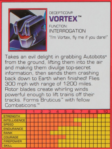 Combaticons (Bruticus, G2) Vortex (C4) (Transformers, G2, Decepticon ...
