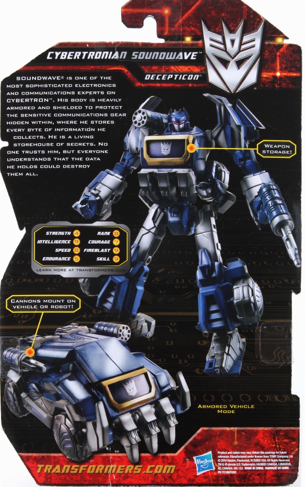 Deluxe Class Cybertronian Soundwave (Transformers, Generations ...