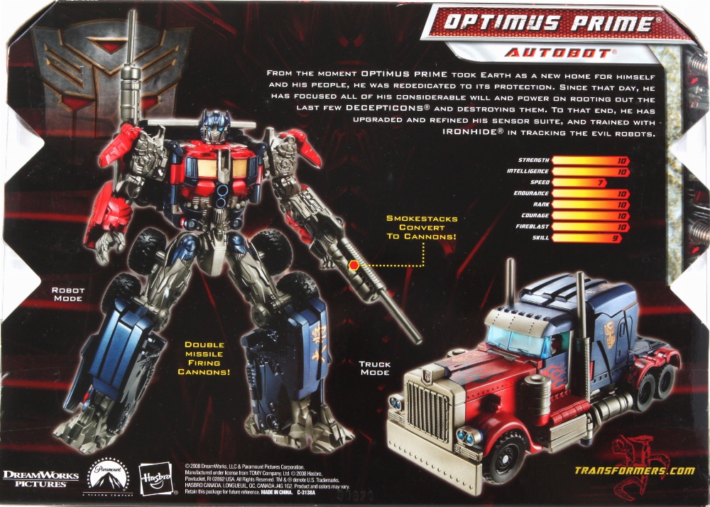 Voyager Class Optimus Prime (Transformers, Movie - Revenge of the ...