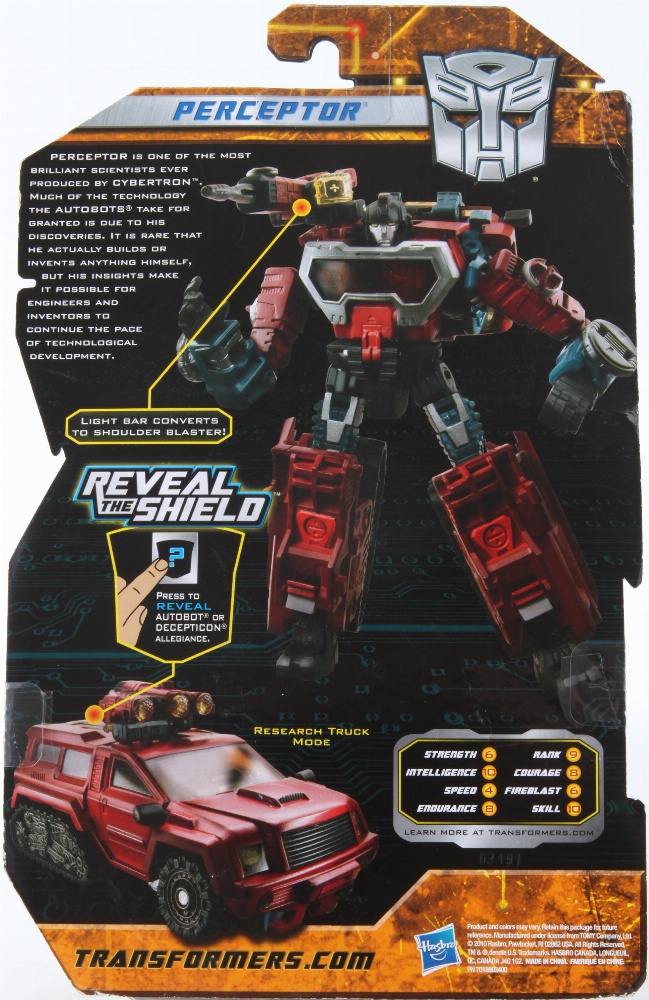 Deluxe Class Perceptor (Transformers, Transformers (2010 - HFTD / RTS ...