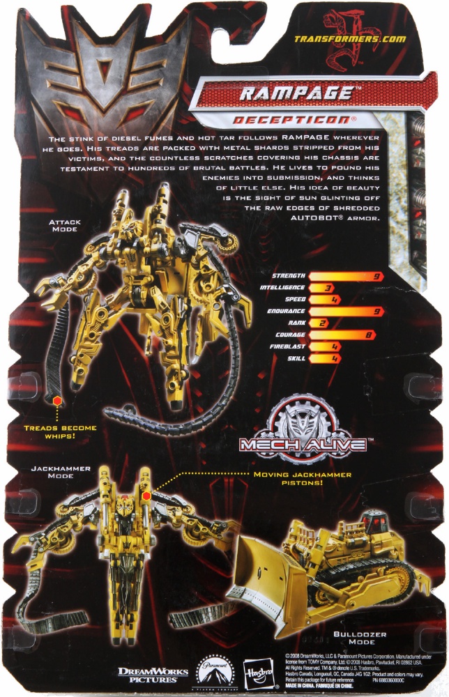 Deluxe Class Rampage (red) (Transformers, Movie - Revenge of the Fallen ...