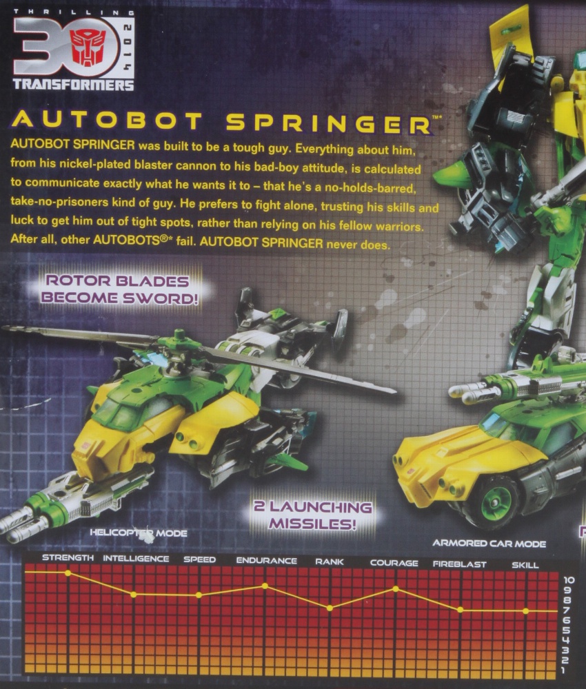 Voyager Class Autobot Springer (Transformers, Generations, Autobot ...
