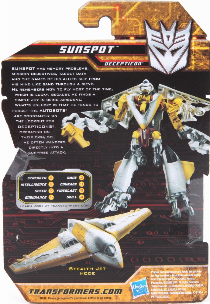Scout Class Sunspot (Transformers, Transformers (2010 - HFTD / RTS ...