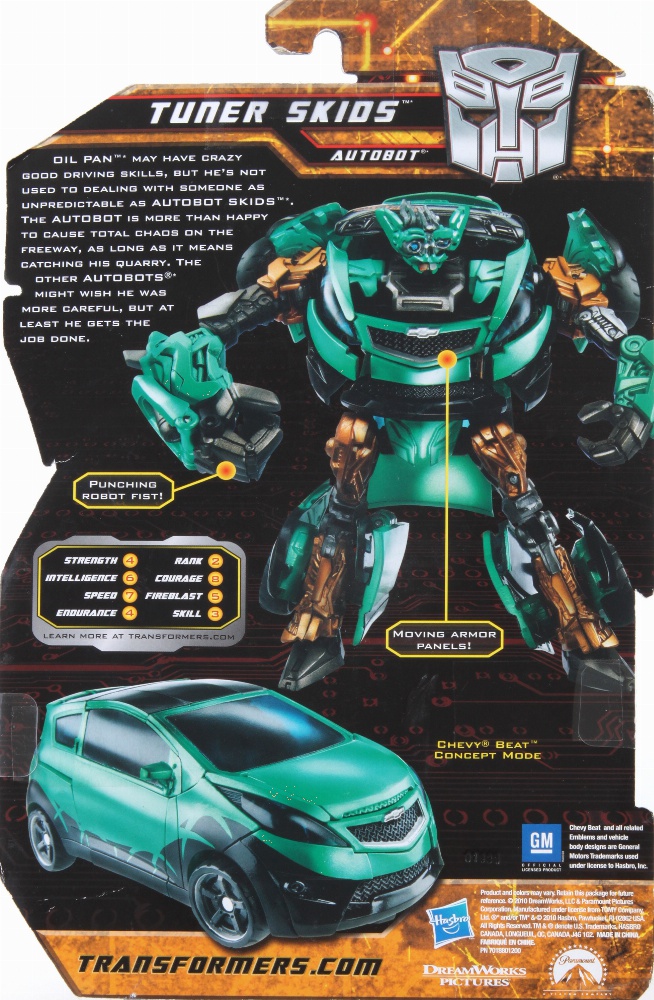 Deluxe Class Tuner Skids (Transformers, Transformers (2010 - HFTD / RTS ...