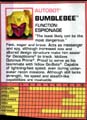 Go-Bots Bumblebee (Transformers, G2, Autobot) | Transformerland.com ...