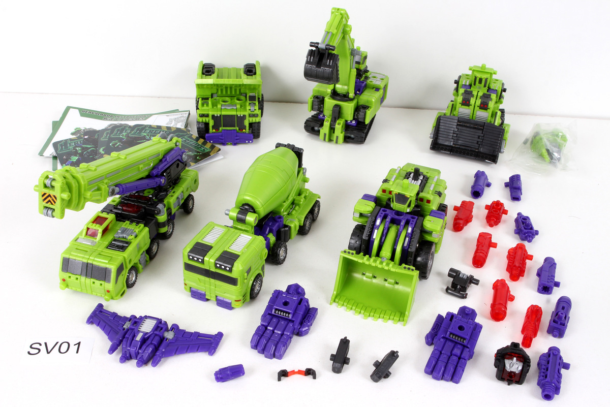 Complete 3rd Party Transforming Figures® TFC Toys Combiners Hercules ...