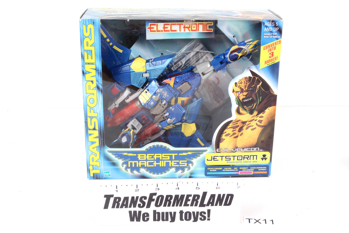 Packaged, not sealed Transformers® Beast Machines Ultra Class Jetstorm ...