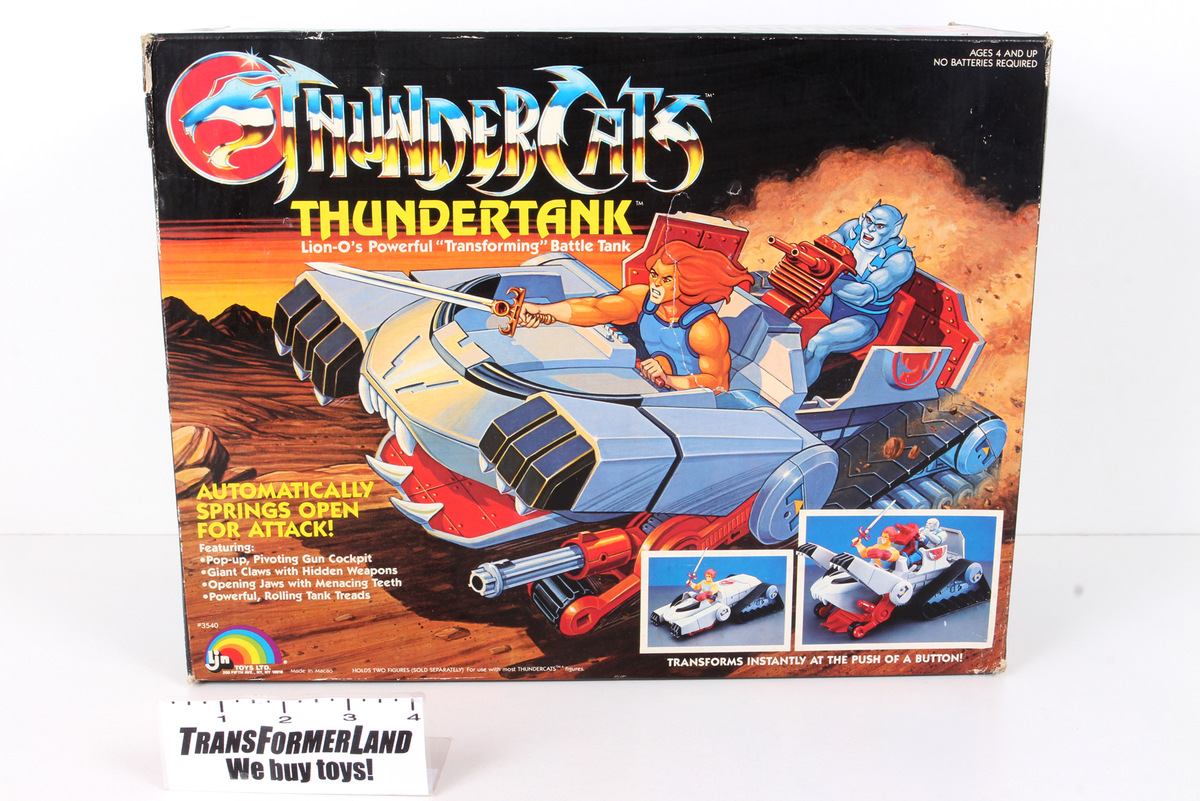 Packaged, not sealed ThunderCats® Original LJN Vehicles Thundertank SKU ...