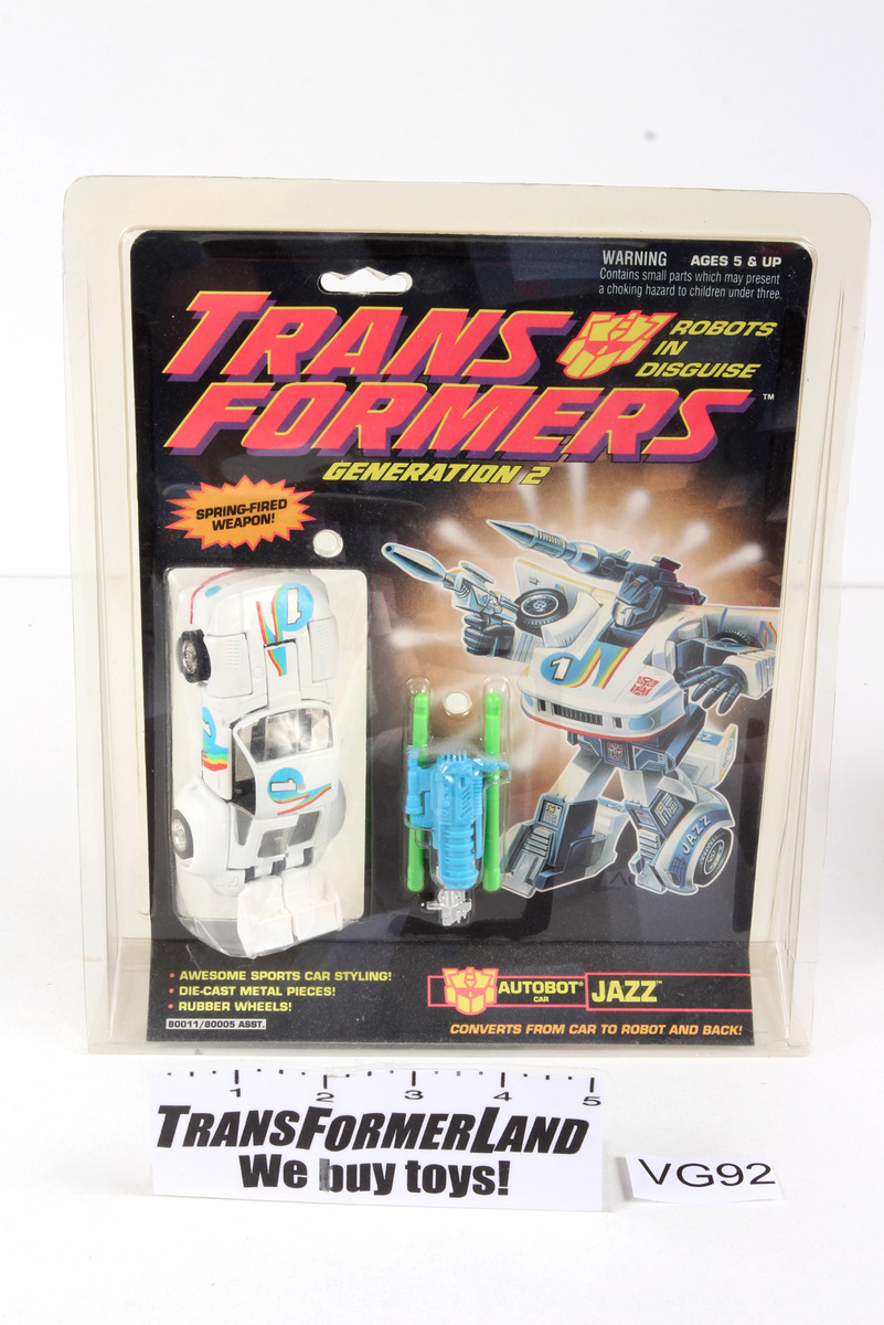 Sealed Transformers® G2 Autobot Cars Jazz SKU 348776 | Transformerland ...