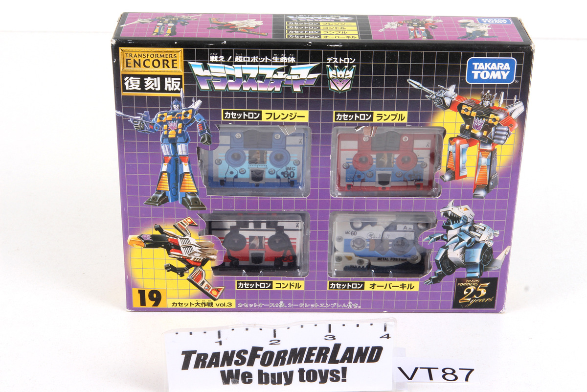 Packaged, not sealed Transformers® Encore (Reissue) Cassettbots Great ...