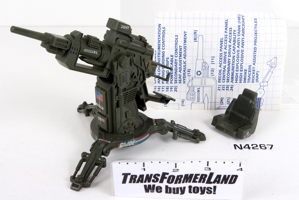 Complete G.I. Joe® A Real American Hero (ARAH) Vehicles FLAK Attack ...