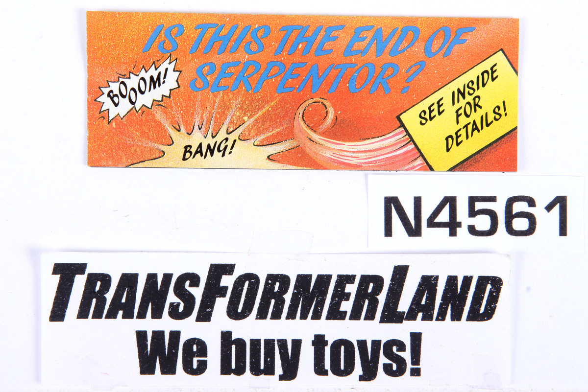 G.I. Joe® A Real American Hero (ARAH) Other Paperwork Order Form - Is ...