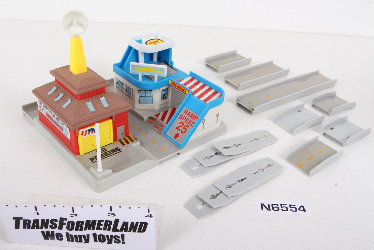Complete Micro Machines® Hiways & Byways Emergency Corner SKU 359309 ...
