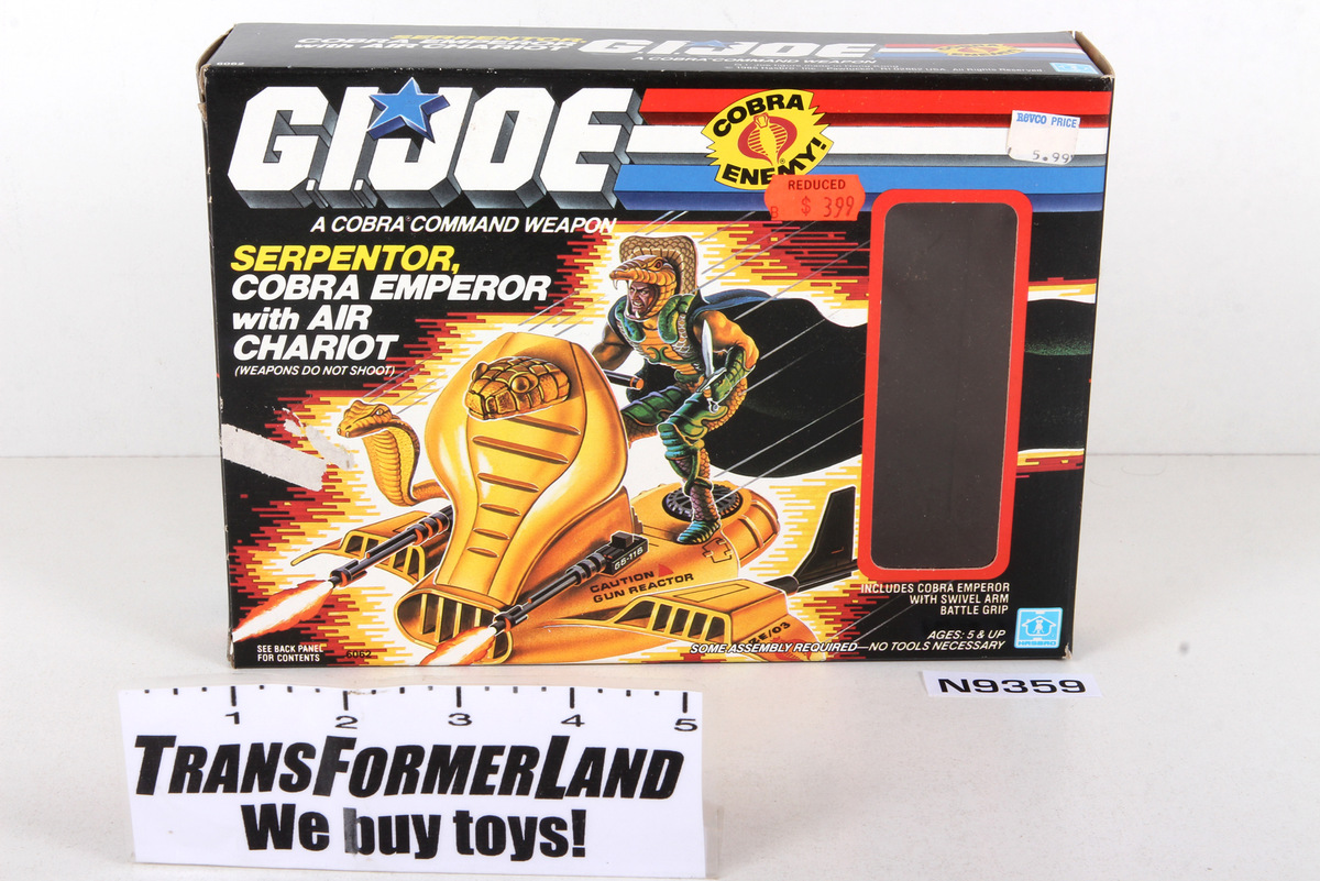 G.I. Joe® A Real American Hero (ARAH) Vehicle and Driver Sets Serpentor ...