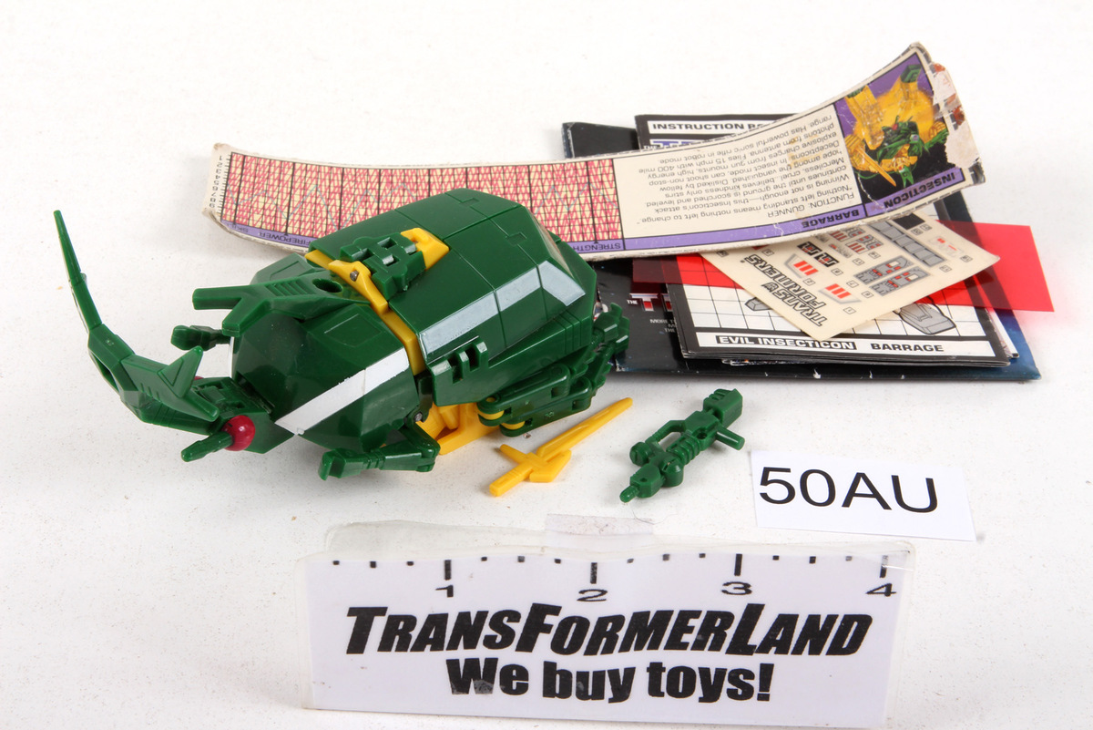 Complete Transformers® G1 Barrage SKU 370048 | Transformerland.com ...