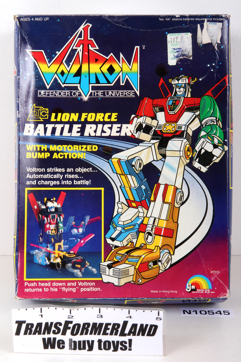 Packaged, not sealed Voltron® LJN Electronic Vehicles Lion Force ...