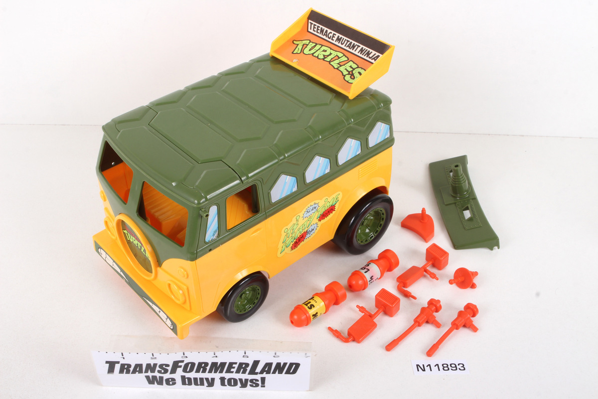 Complete Teenage Mutant Ninja Turtles (TMNT)® Original Toyline Vehicles ...