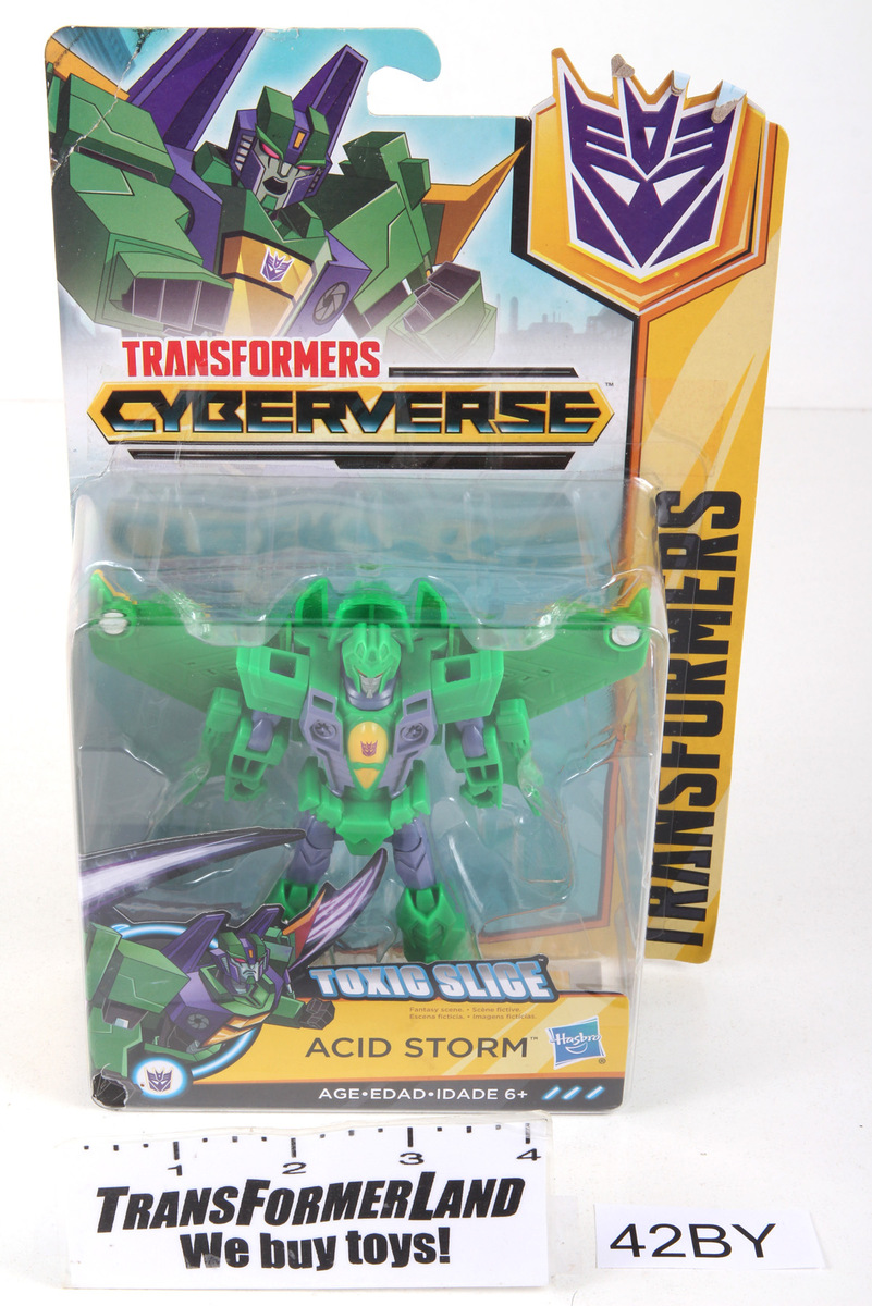 Sealed Transformers® Cyberverse Warrior Class Acid Storm (Toxic Shot ...