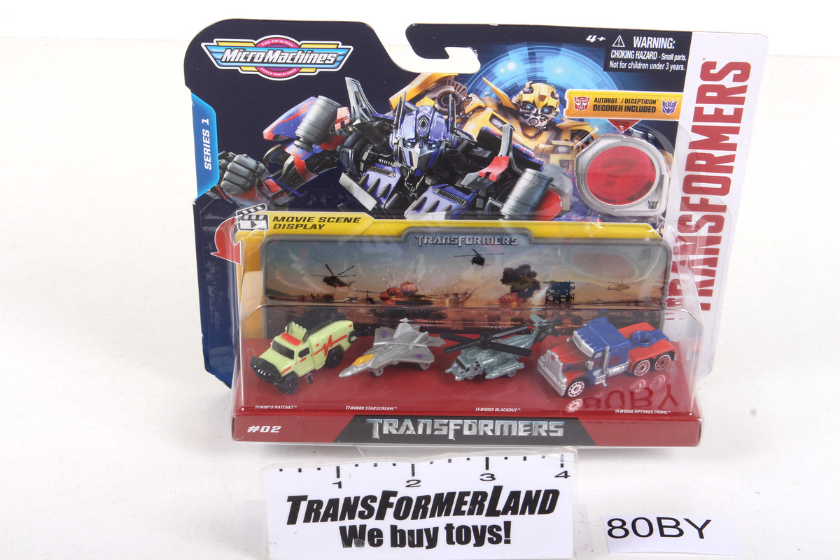 Sealed Transformers® Jazwares Micro Machines Vehicle Collections Movie ...