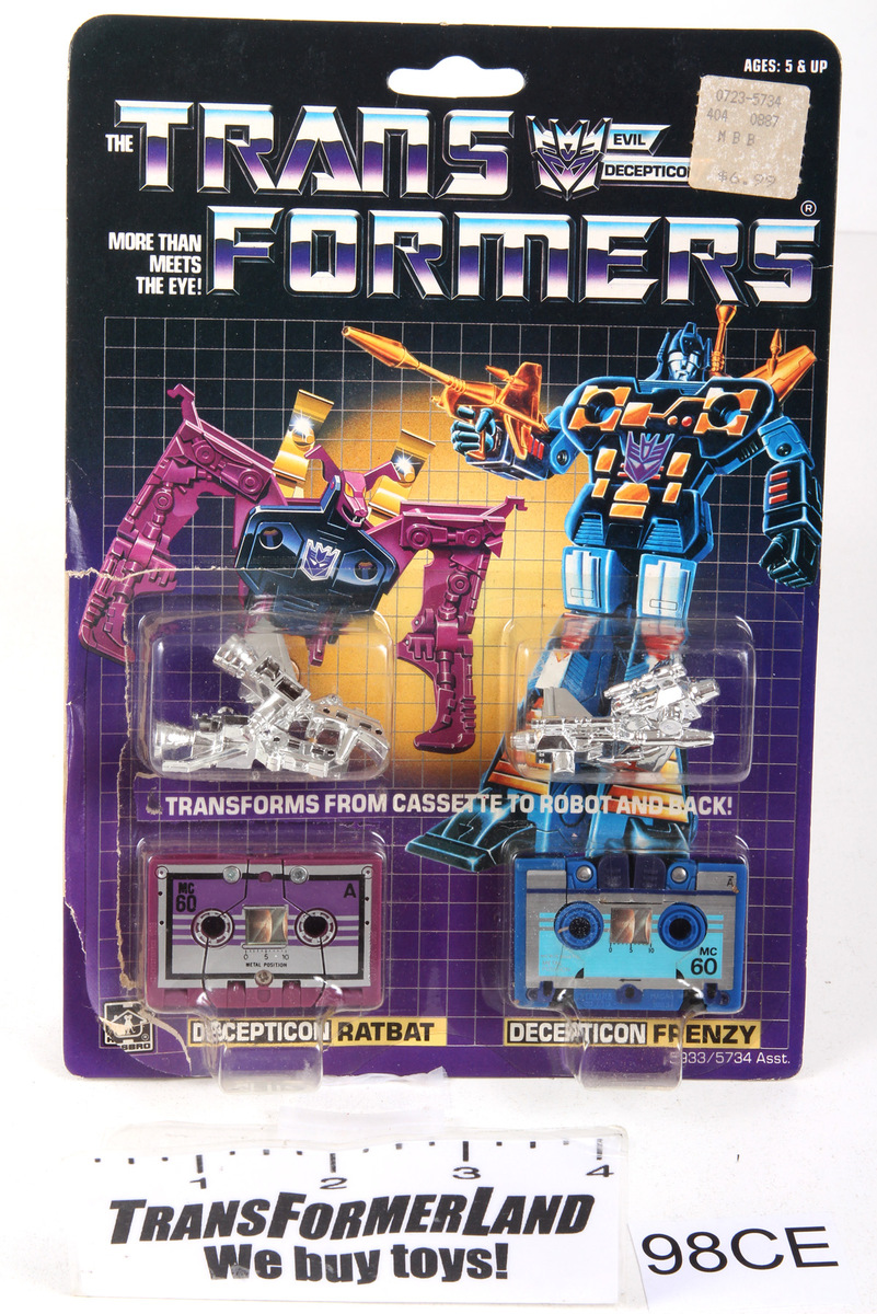 Packaged, not sealed Transformers® G1 Frenzy SKU 375588 ...