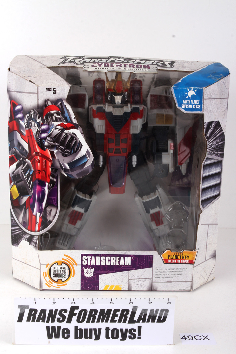 Packaged, not sealed Transformers® Cybertron Supreme Class Starscream ...