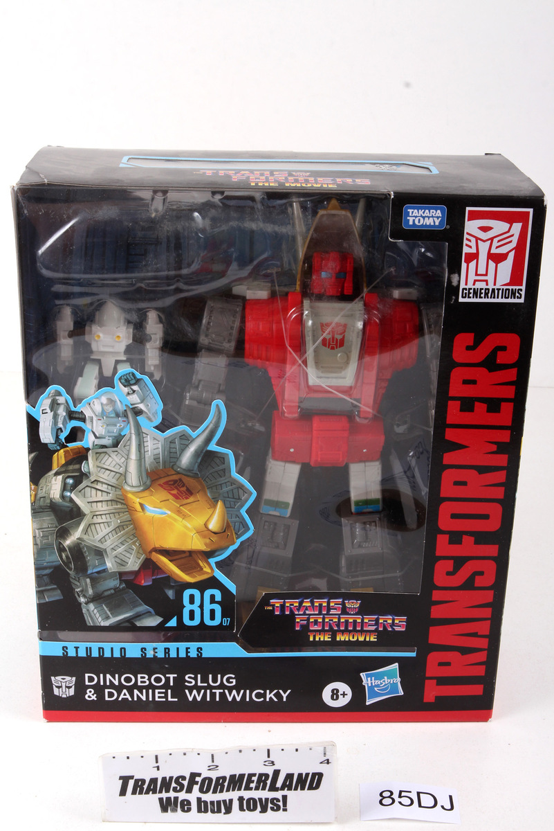 Sealed Transformers® Studio Series Leader Class Dinobot Slug and Daniel ...