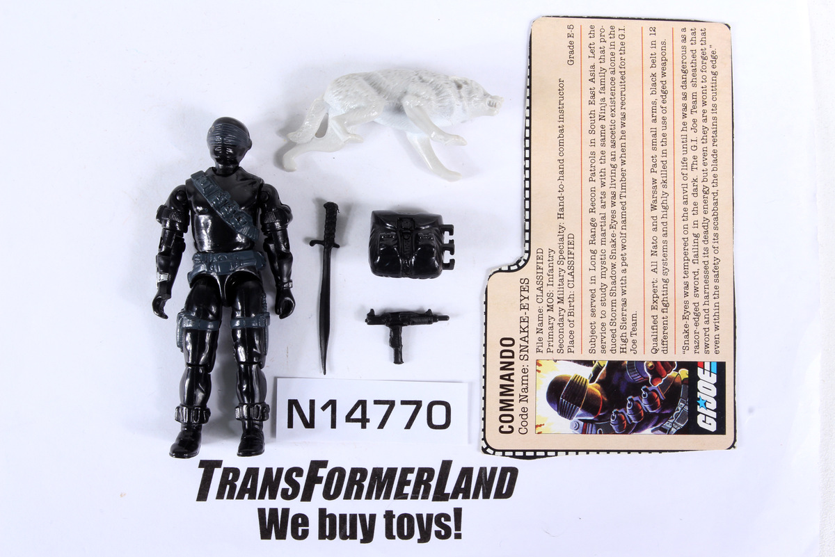 Complete G.I. Joe® A Real American Hero (ARAH) Action Figures Snake ...