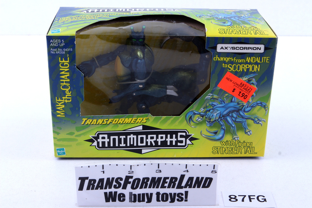 Complete Transformers® Animorphs Mega Class Ax / Scorpion SKU 386871 ...