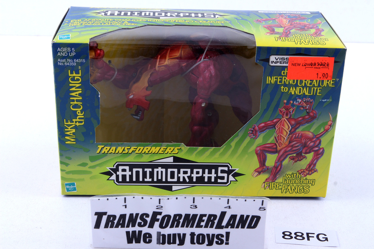 Complete Transformers® Animorphs Mega Class Visser Three / Inferno ...