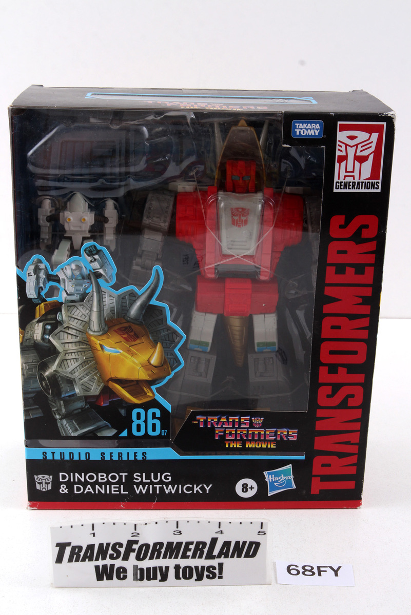 Sealed Transformers® Studio Series Leader Class Dinobot Slug and Daniel ...