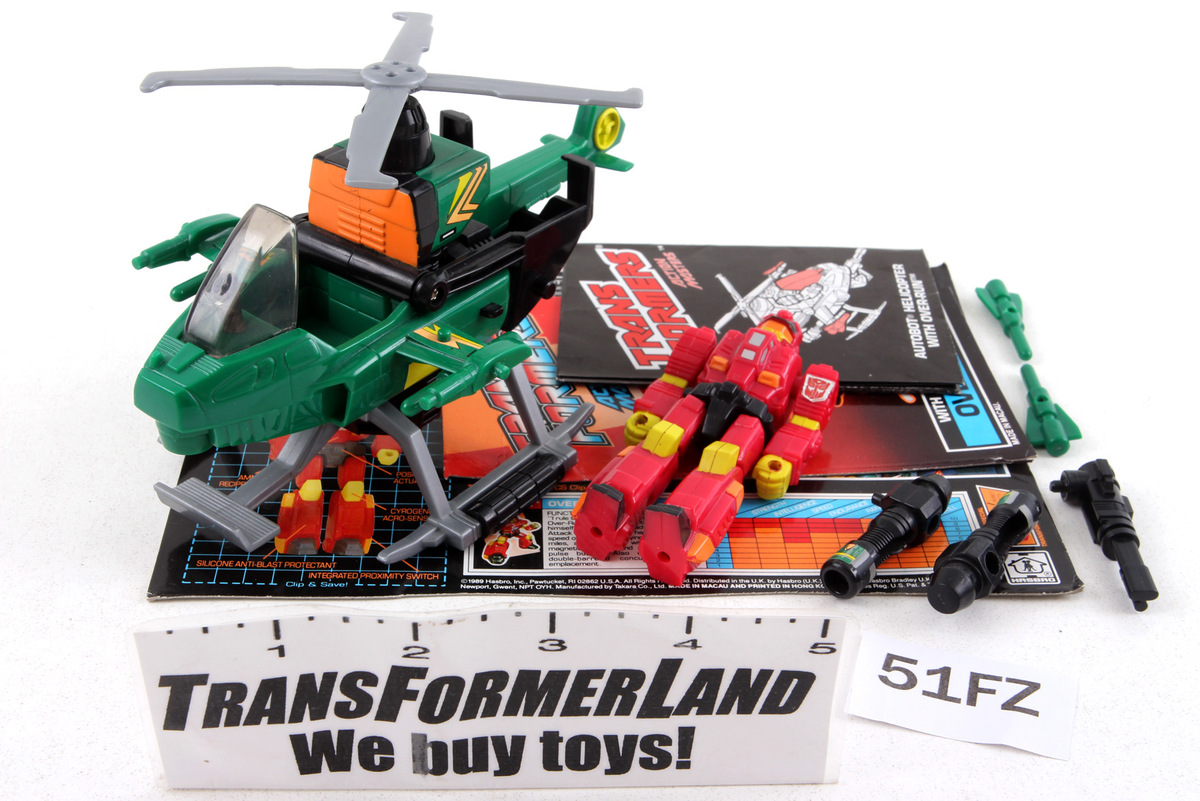 Complete Transformers® G1 Helicopter with Over-Run SKU 388685 ...