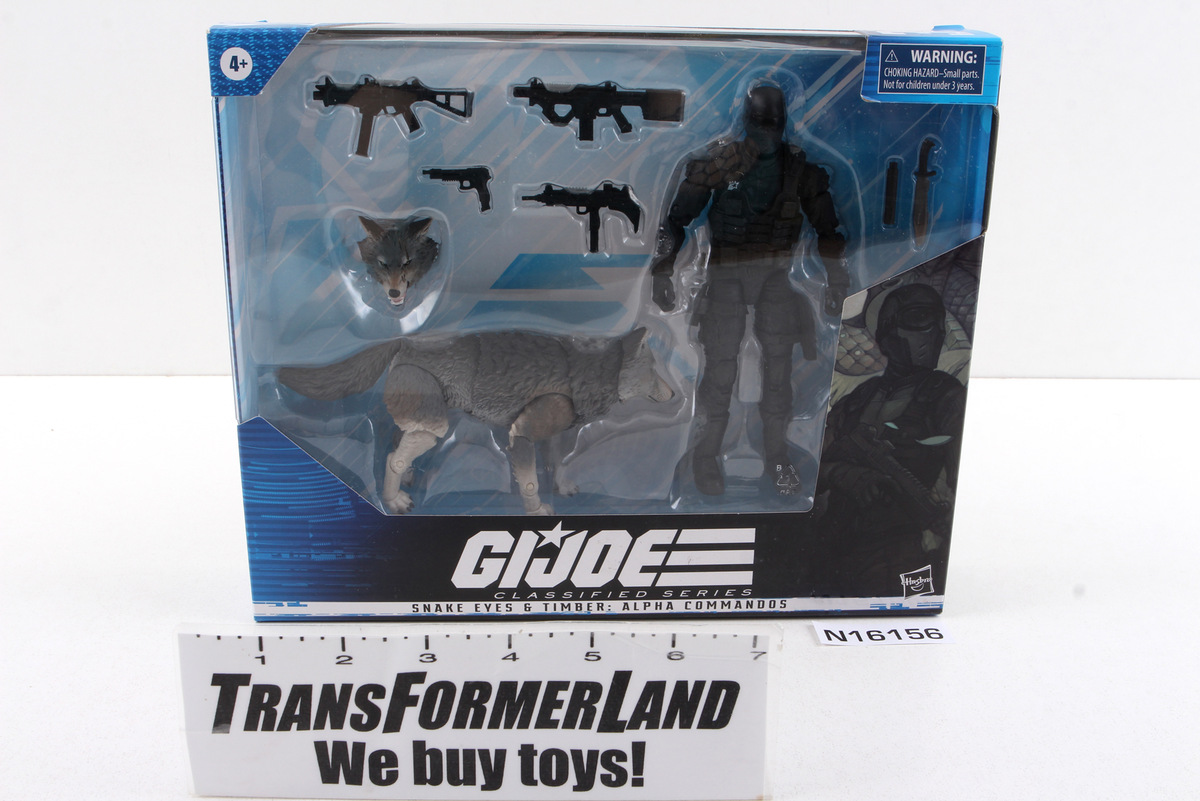 Sealed G.I. Joe® Classified Series Deluxe Action Figures Snake Eyes ...