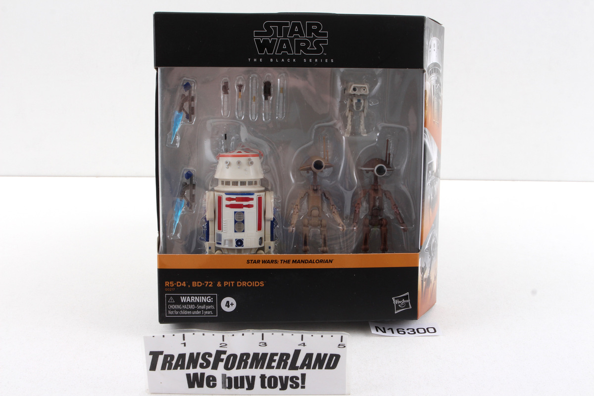 Sealed Star Wars® The Black Series The Mandalorian R5-D4, BD-72 and Pit ...