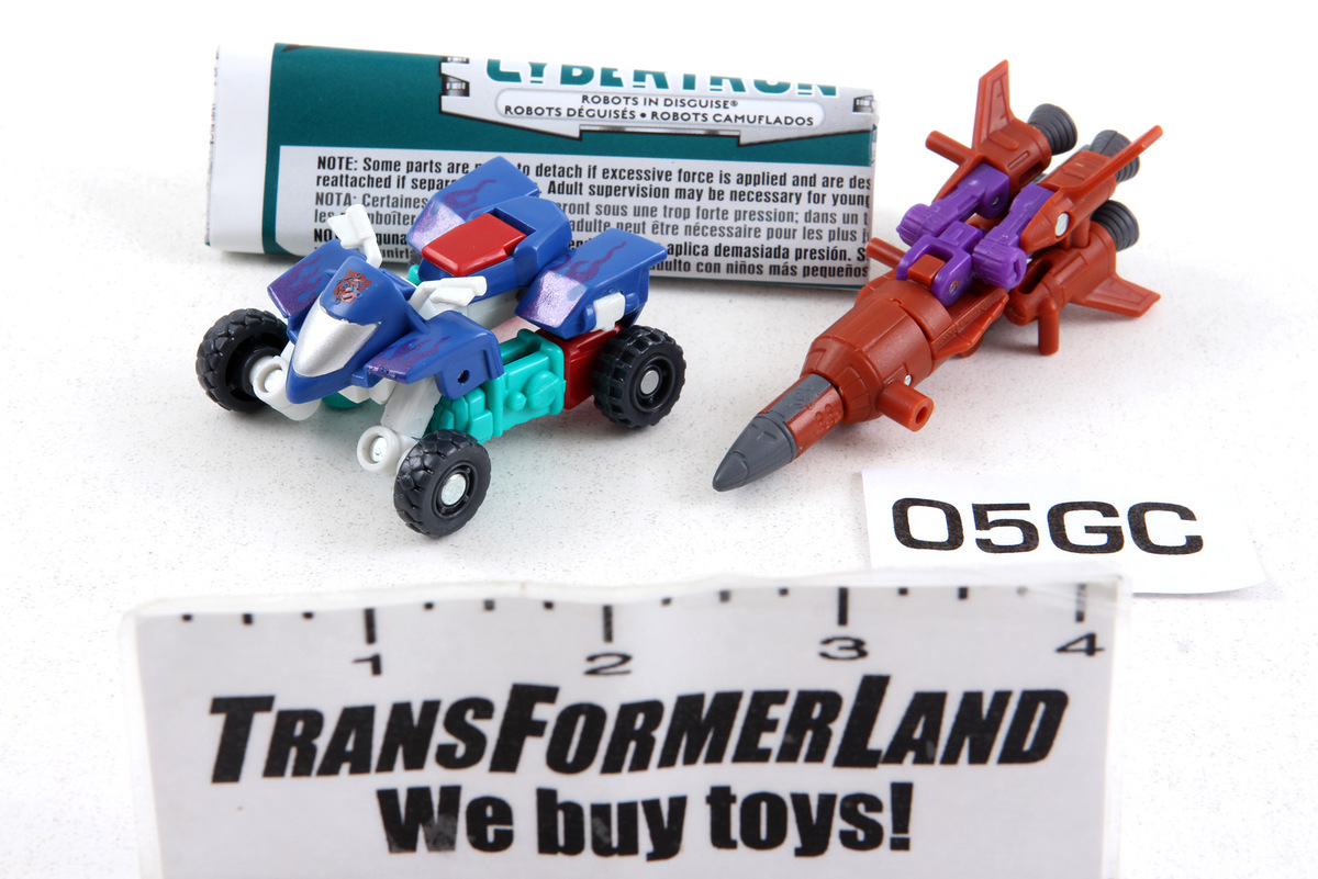 Complete Transformers® Cybertron Mini-Con Class Backblast vs. Sureshock ...
