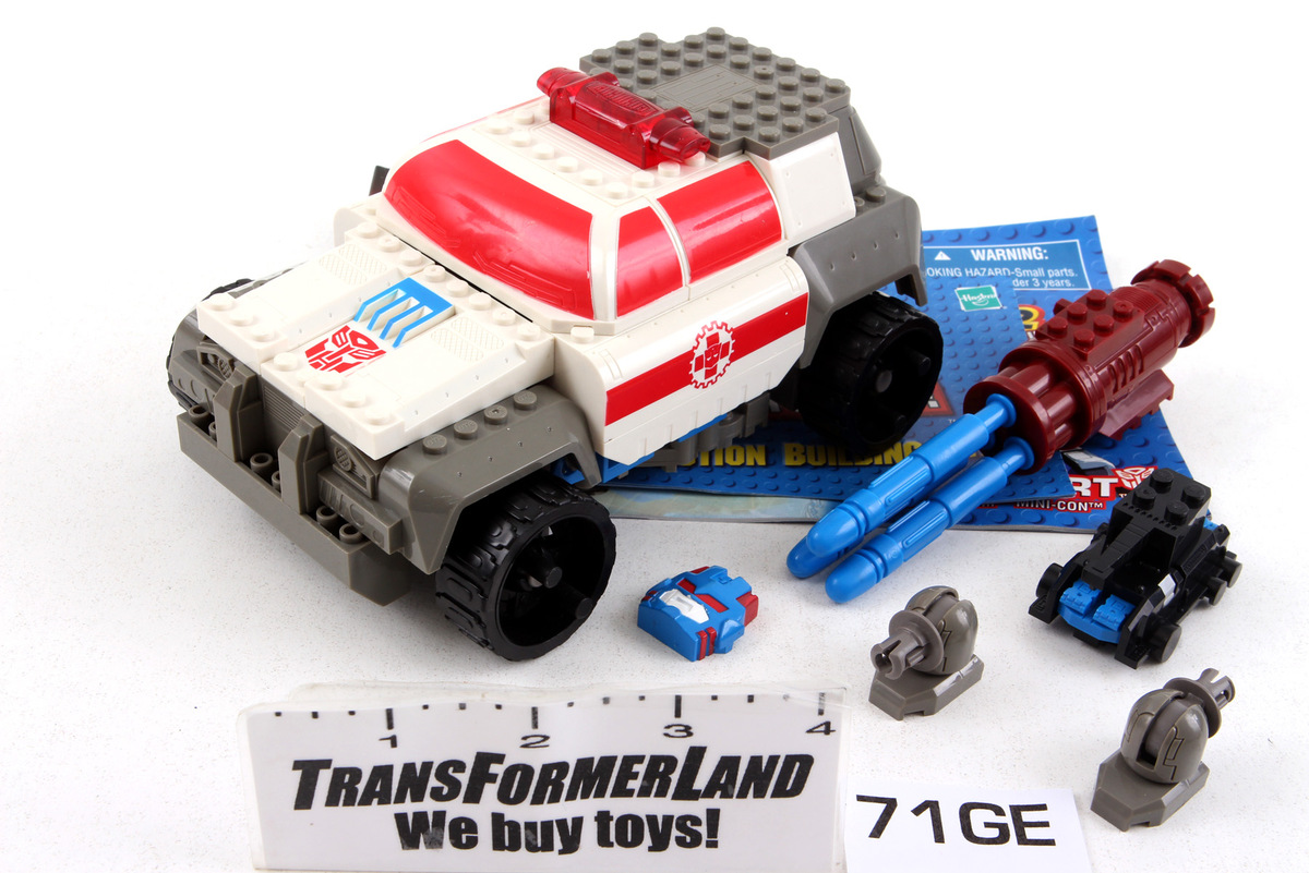 Complete Transformers® Built to Rule Construction Sets Red Alert with ...