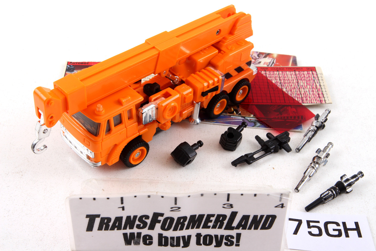 Complete Transformers® G1 Grapple SKU 389989 | Transformerland.com ...