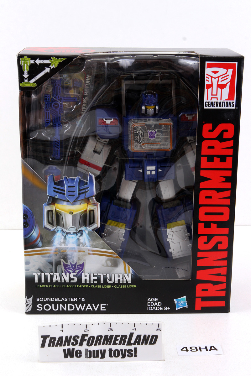 Sealed Transformers® Generations - Titans Return Leader Class Soundwave ...