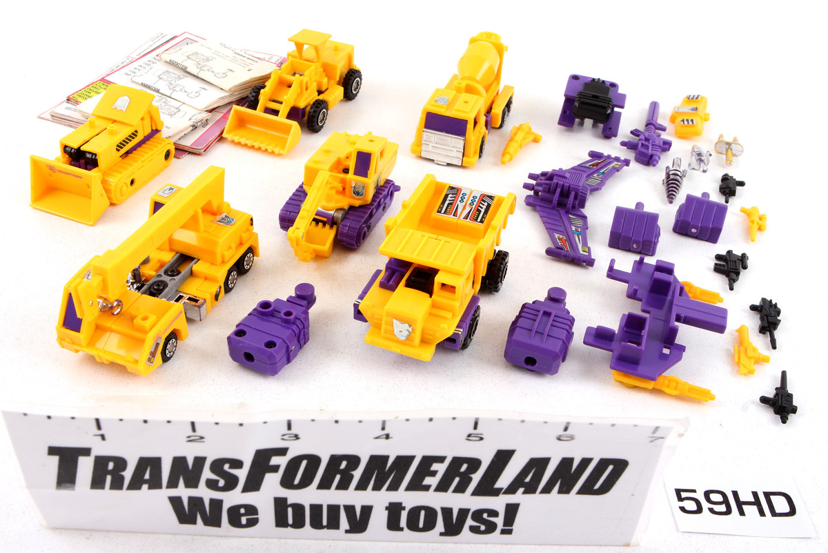 Complete Transformers® G2 Combiners Devastator (yellow) SKU 393164 ...