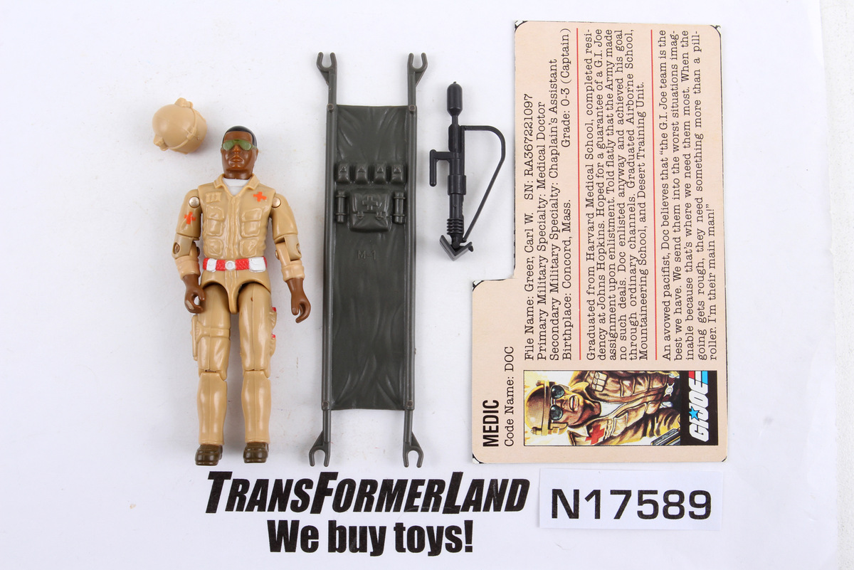 Complete G.I. Joe® A Real American Hero (ARAH) Action Figures Doc SKU ...
