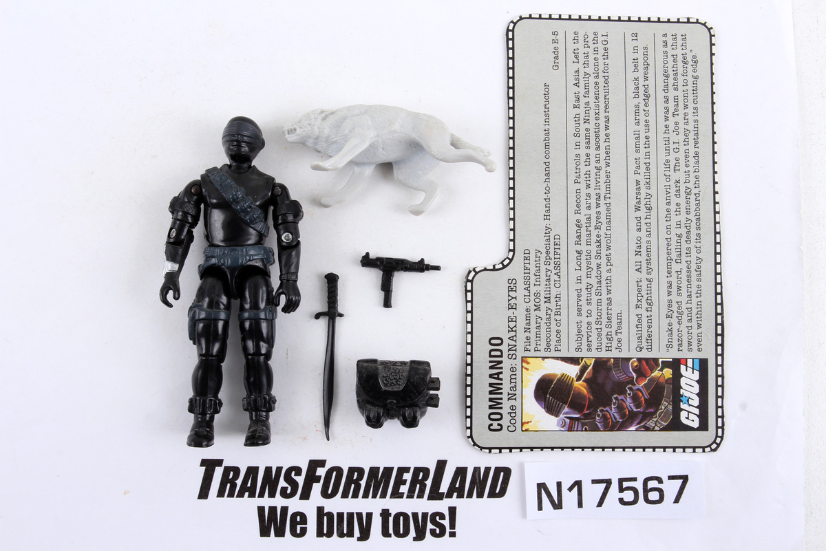 Complete G.I. Joe® A Real American Hero (ARAH) Action Figures Snake ...