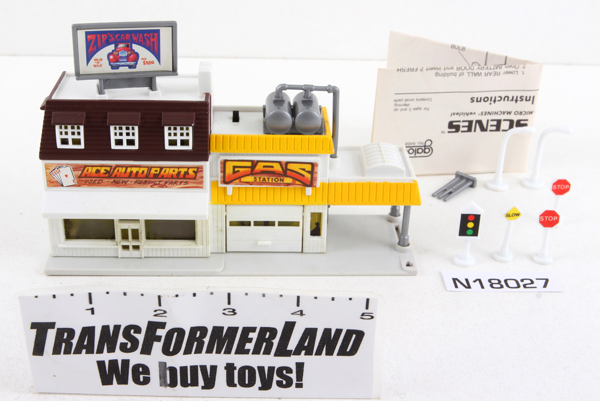 Complete Micro Machines® City Scenes Gas Station SKU 395244 ...