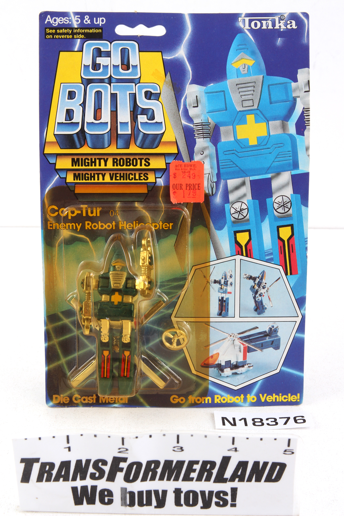 Sealed GoBots® Tonka GoBots Regular Cop-Tur SKU 396601 ...