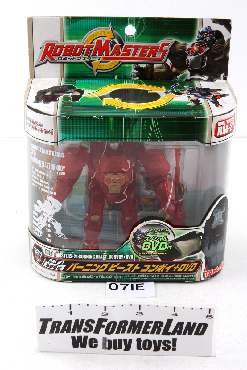 Sealed Transformers® Robot Masters Deluxe Class Burning Beast Convoy ...